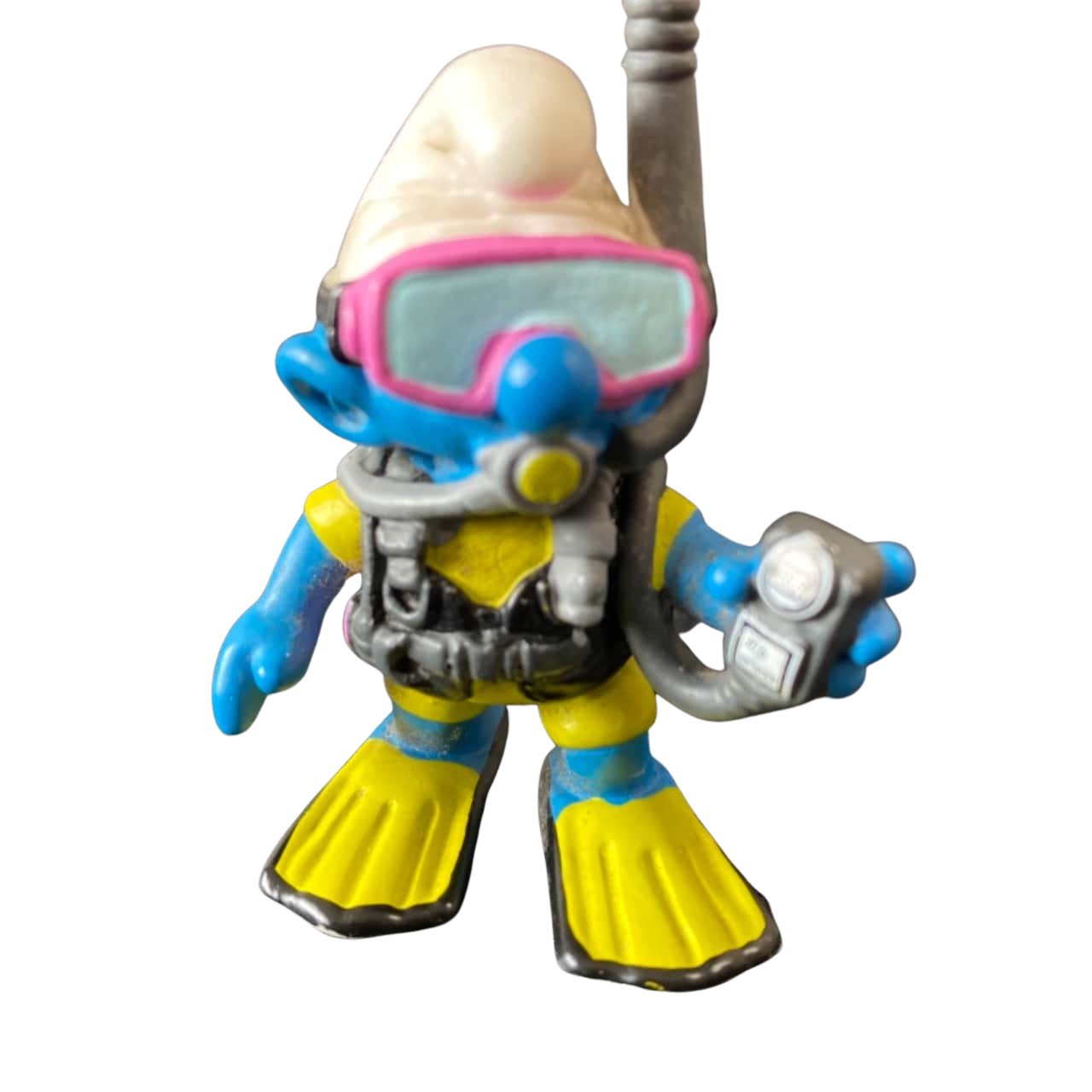 Scuba Smurf. Rare Peyo Figurine.(s)