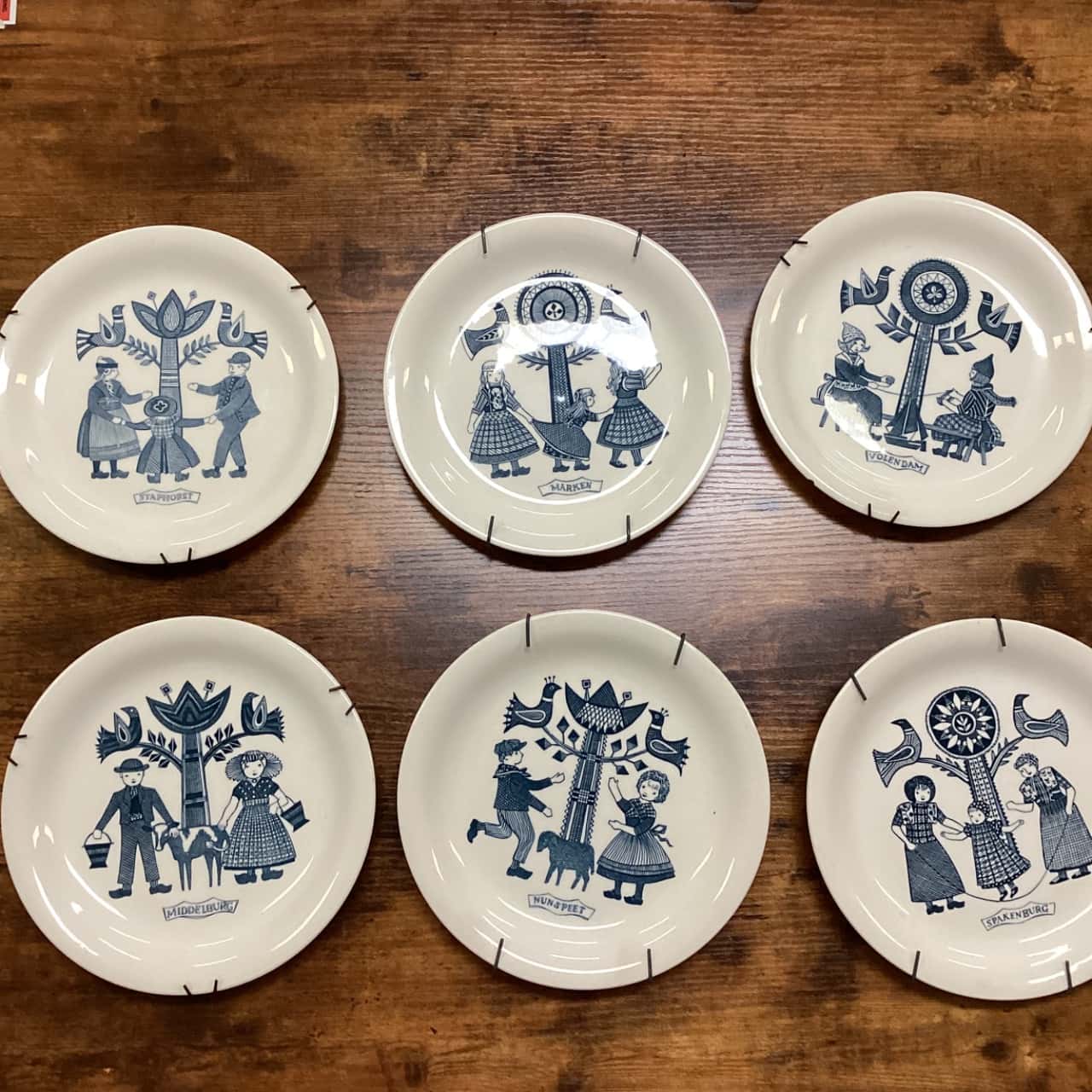 Vintage Royal Sphinx Maastricht plates Set of 6(s)