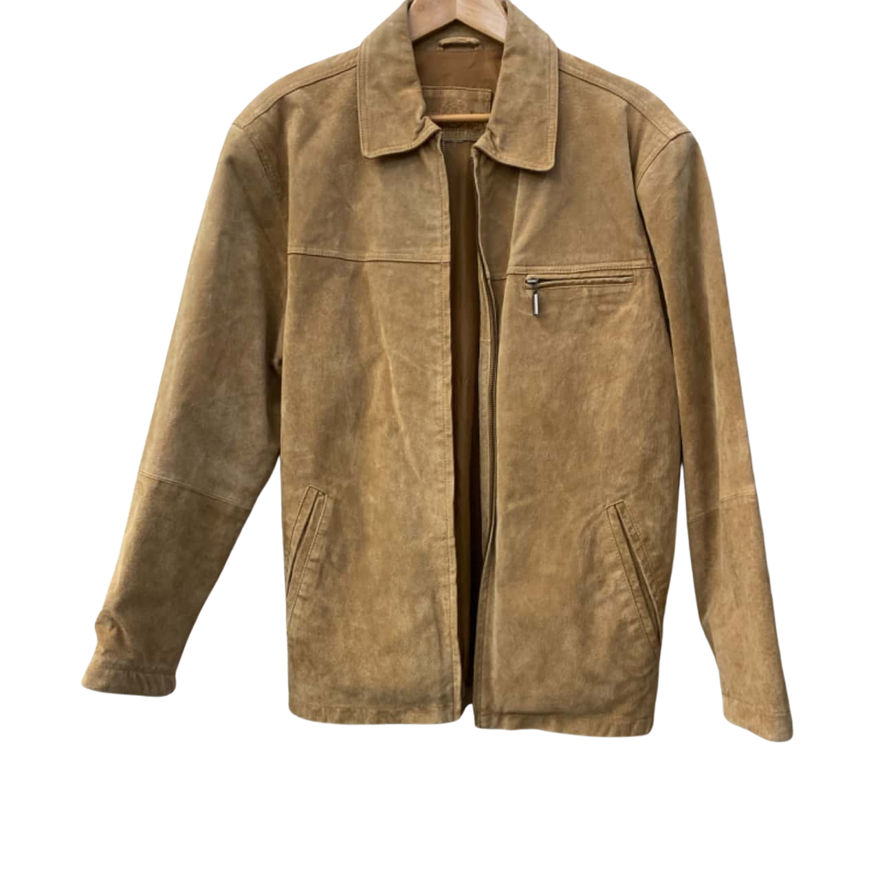 Bluegrass Mens Size S Leather Jacket Sand(s)