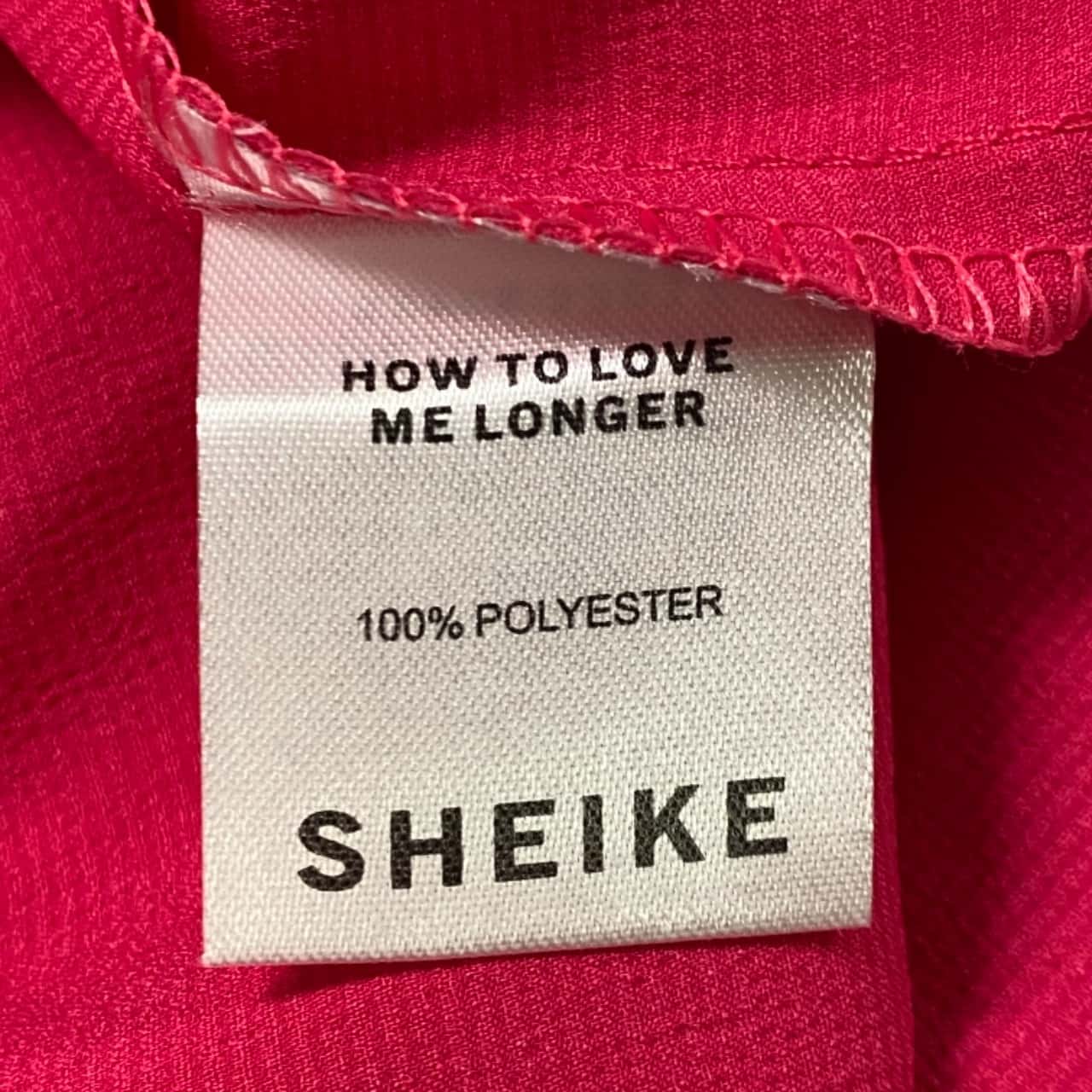 Sheike, Size 8, Hot Pink, Draping-Ruffles Party Dress