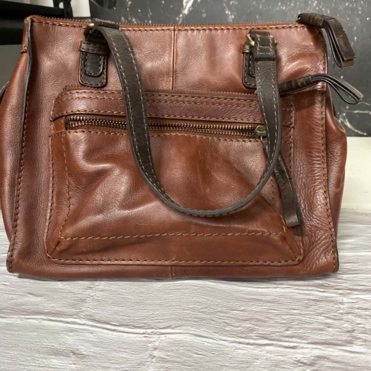 Colorado Womens Brown leather handbag (s)