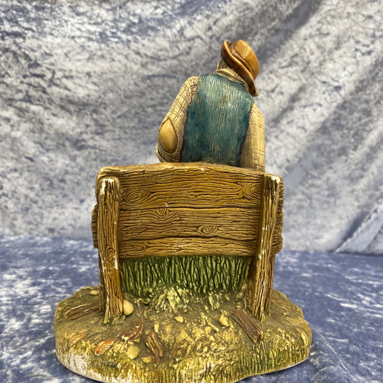 Vintage English Shoe Mender Statue Hand-Painted