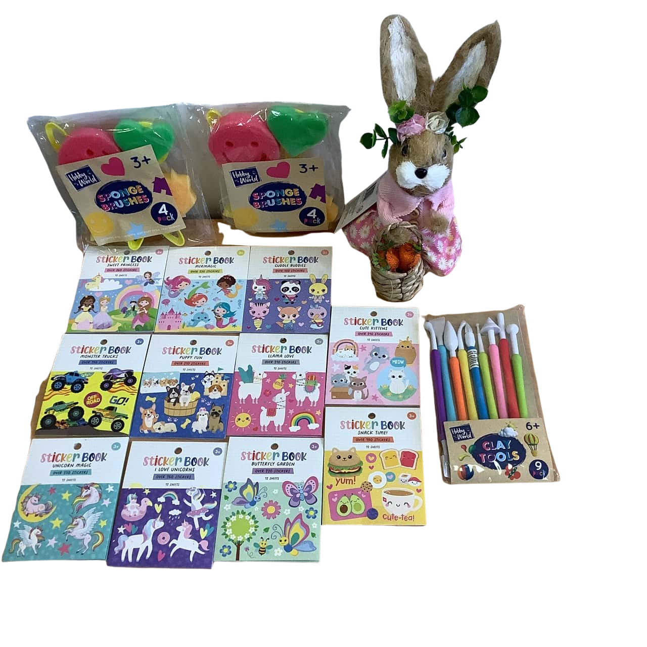 Pink Bunny Sticker bundle (s)