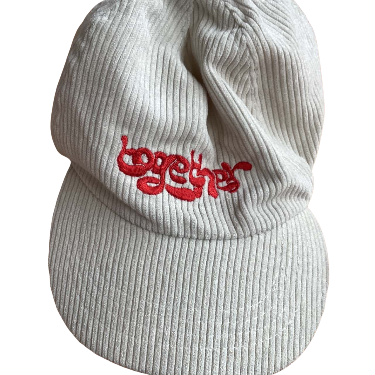Rubi Unisex Cream corduroy cap(s)
