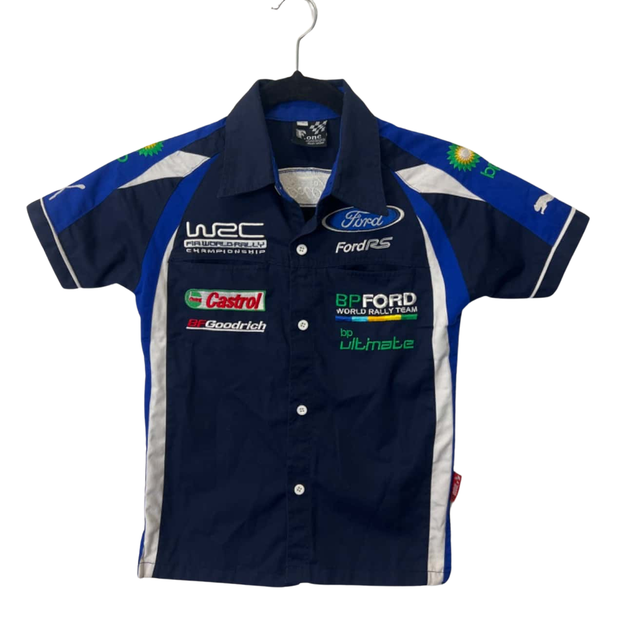 WRC ford rally Size 10 Shirts Blue