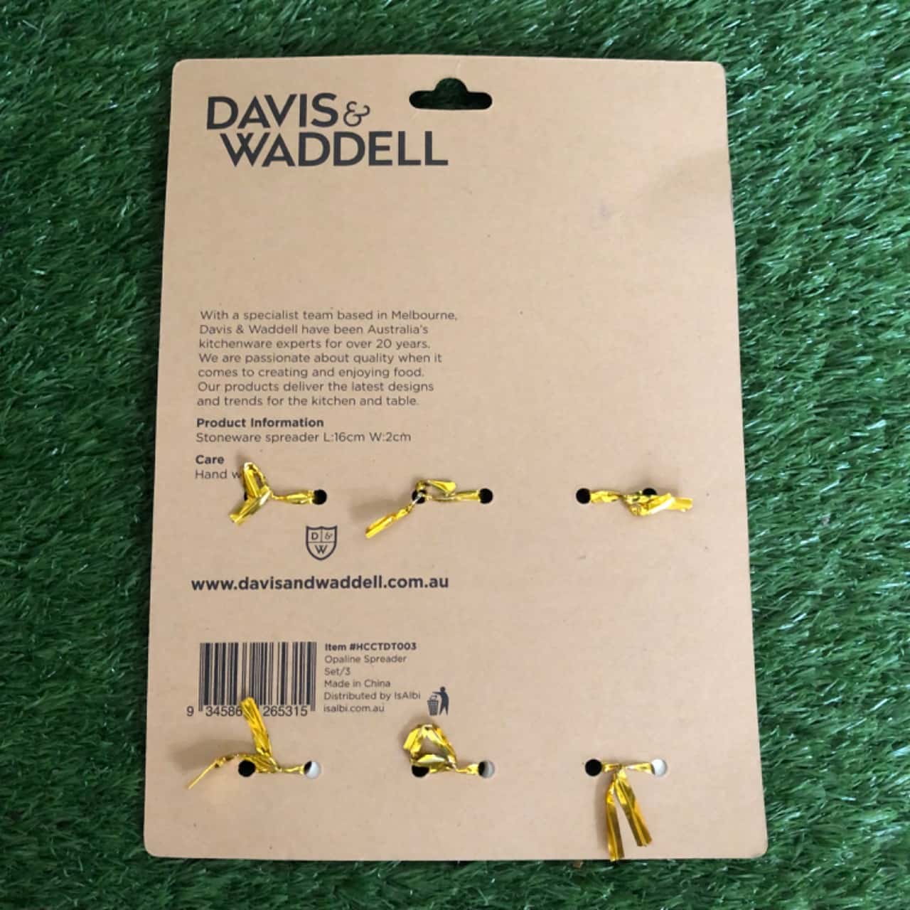 Davis & Waddell Taste Opaline Spreader - Set of 3 (New)(s)