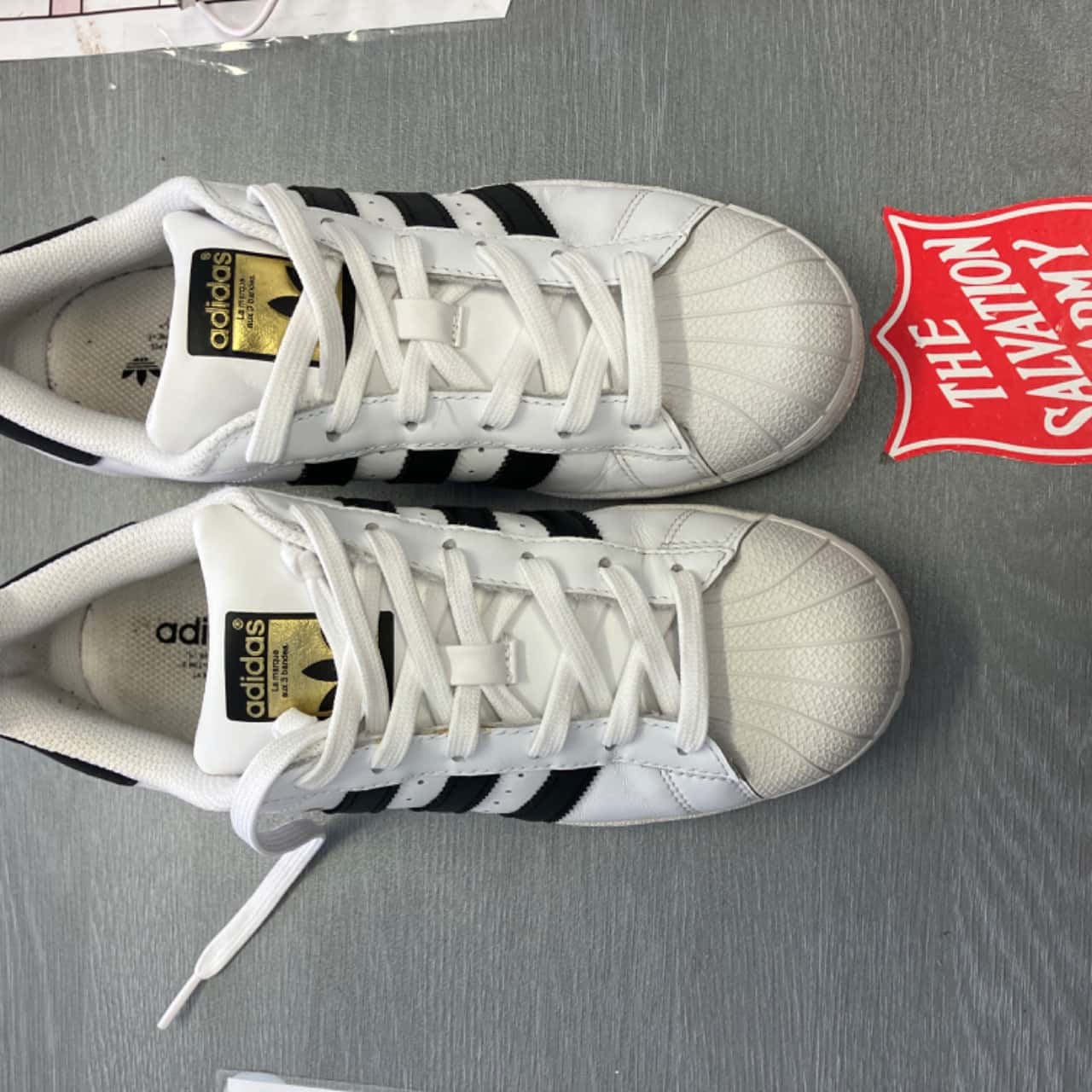 Adidas Mens Size 5 White