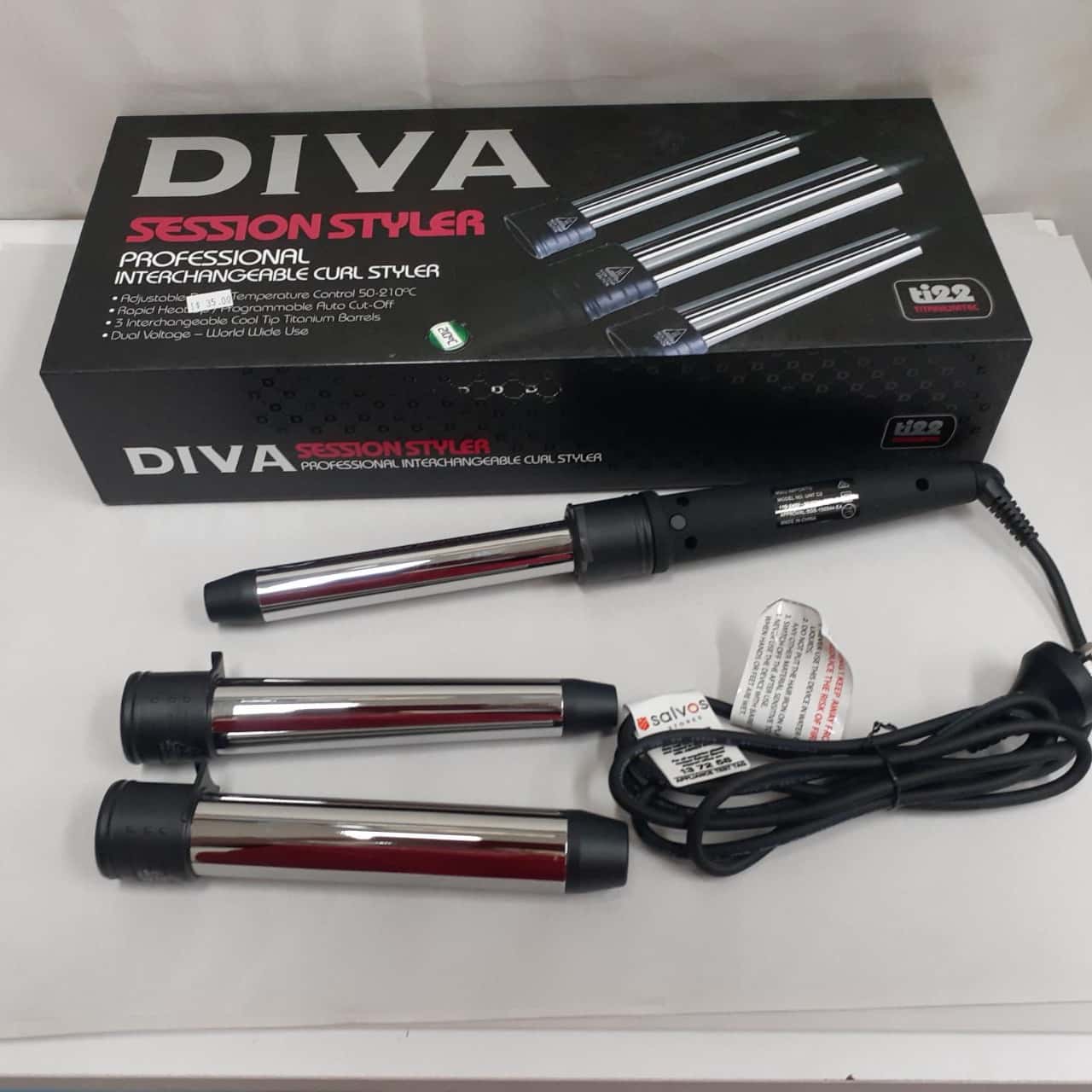 Diva - Prof. Interchangeable Curl Styler(s)