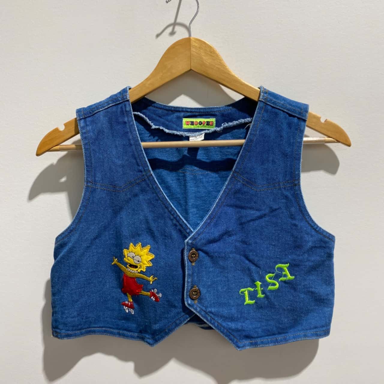 Kids Lisa Simpson Vest and Blue Jeans Set(s)