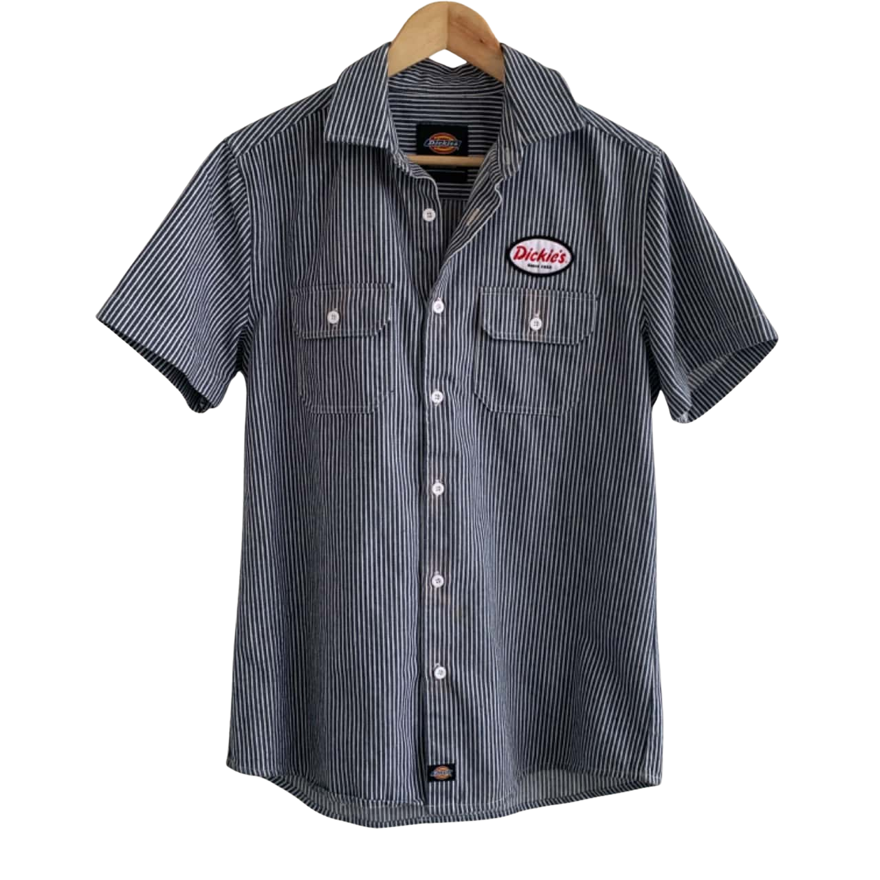 Dickies Mens Medium Blue Button Up(s)