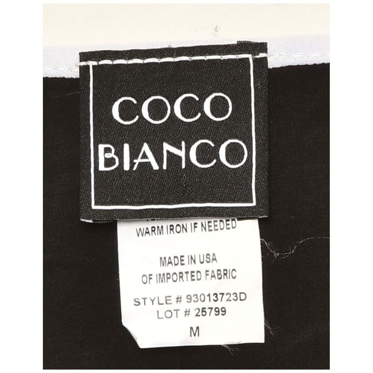 Coco Bianco Womens Size M Long-Sleeved Black Flared Sleeve Top(s)