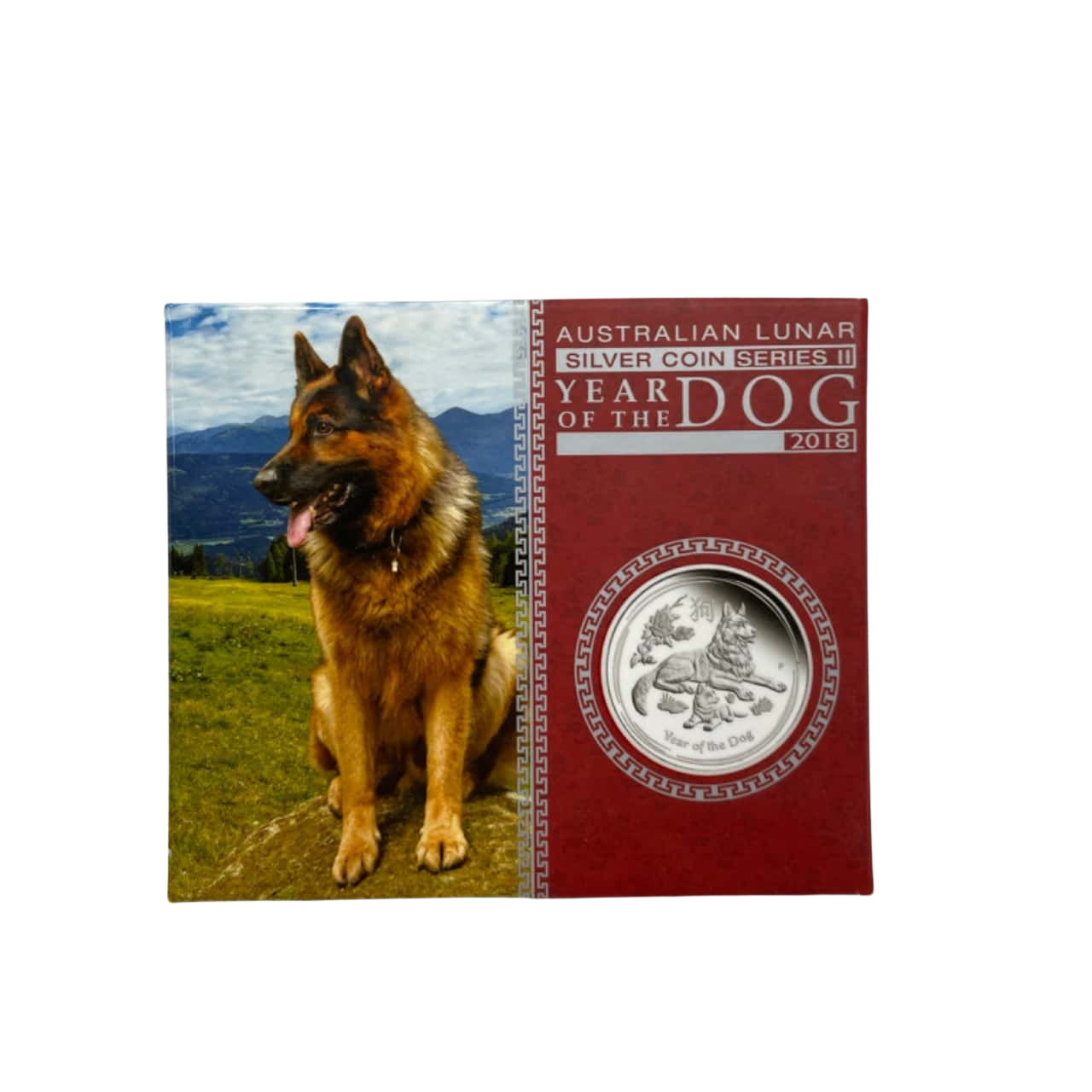 The Perth Mint ‘Year of The Dog’ 1oz Silver Coin (2018) - New in Box(s)