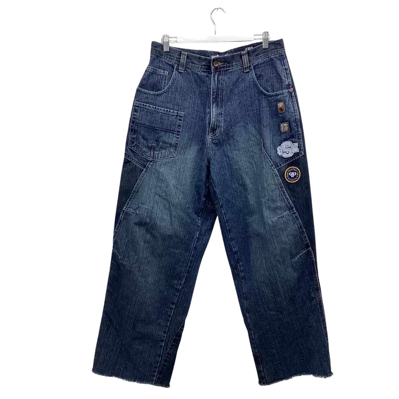 Pelle Pelle Men’s Vintage Y2K Baggy Utility Jeans Size 34 - Used Very ...