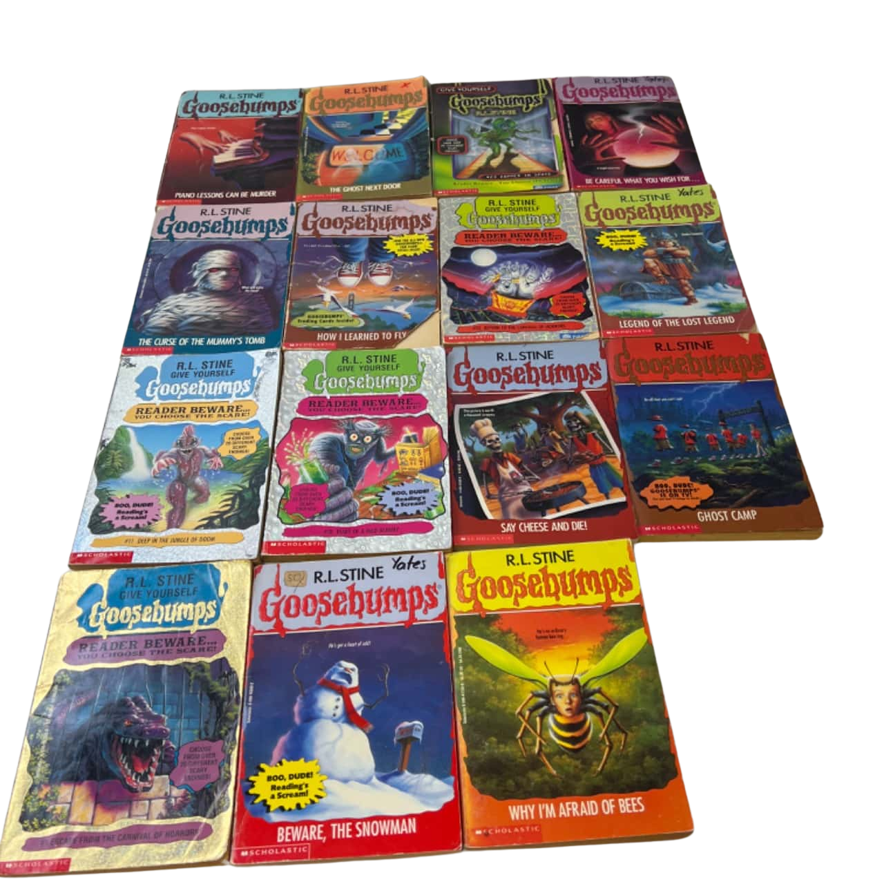 15 original goosebumps books (s)