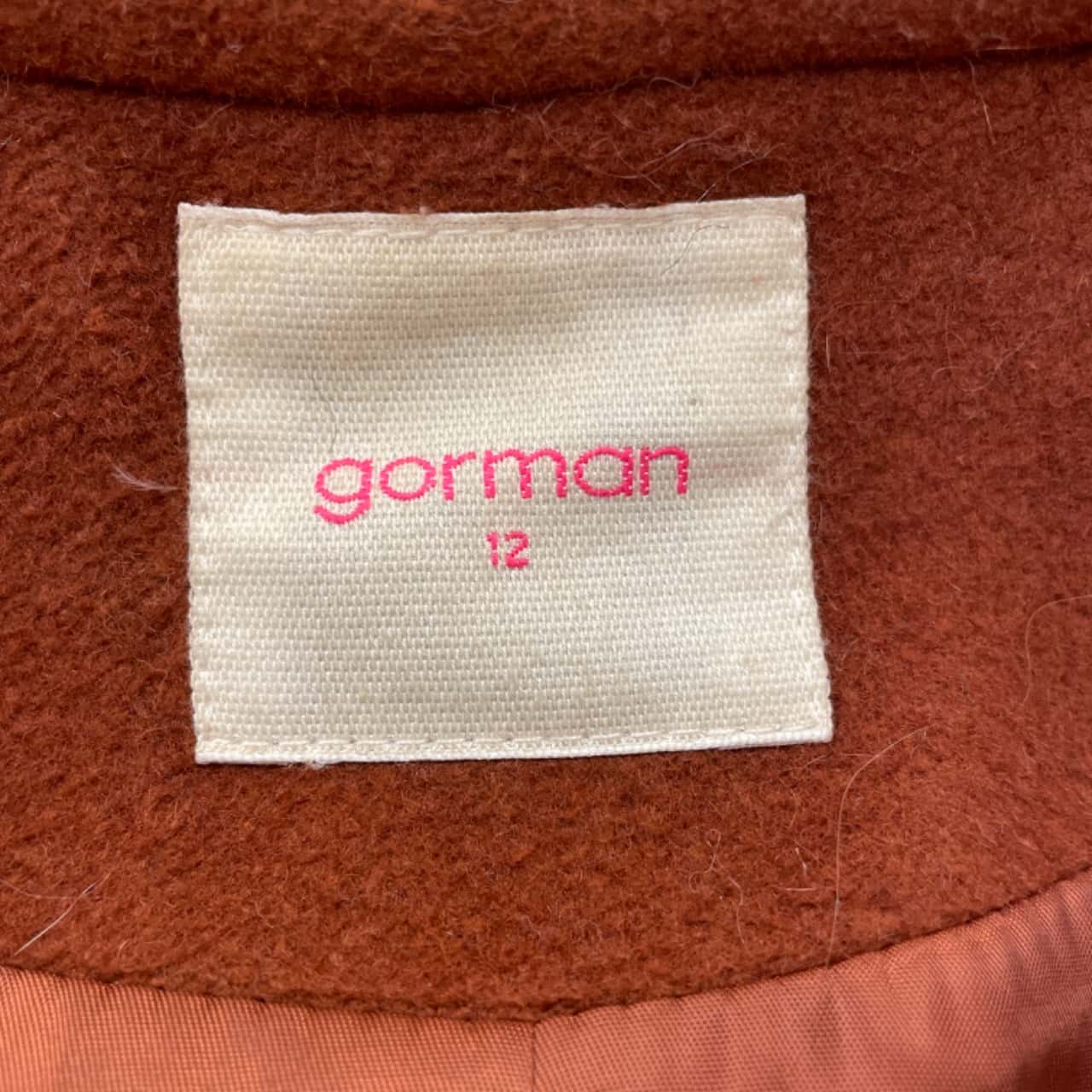 Gorman Womens Jacket Size 12 Brown (s)