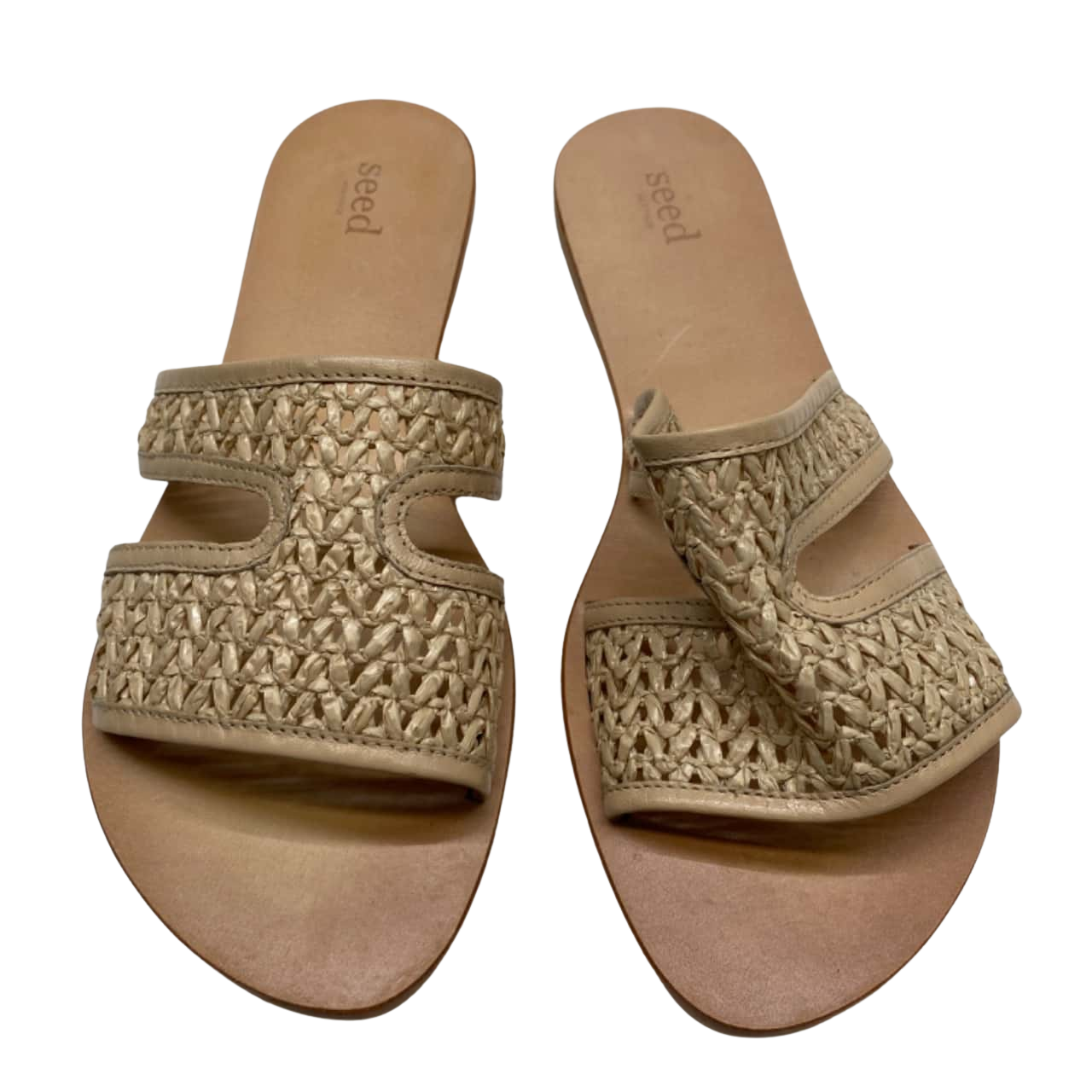 Seed Heritage Womens Size 40 Nude Slide Sandals(s)