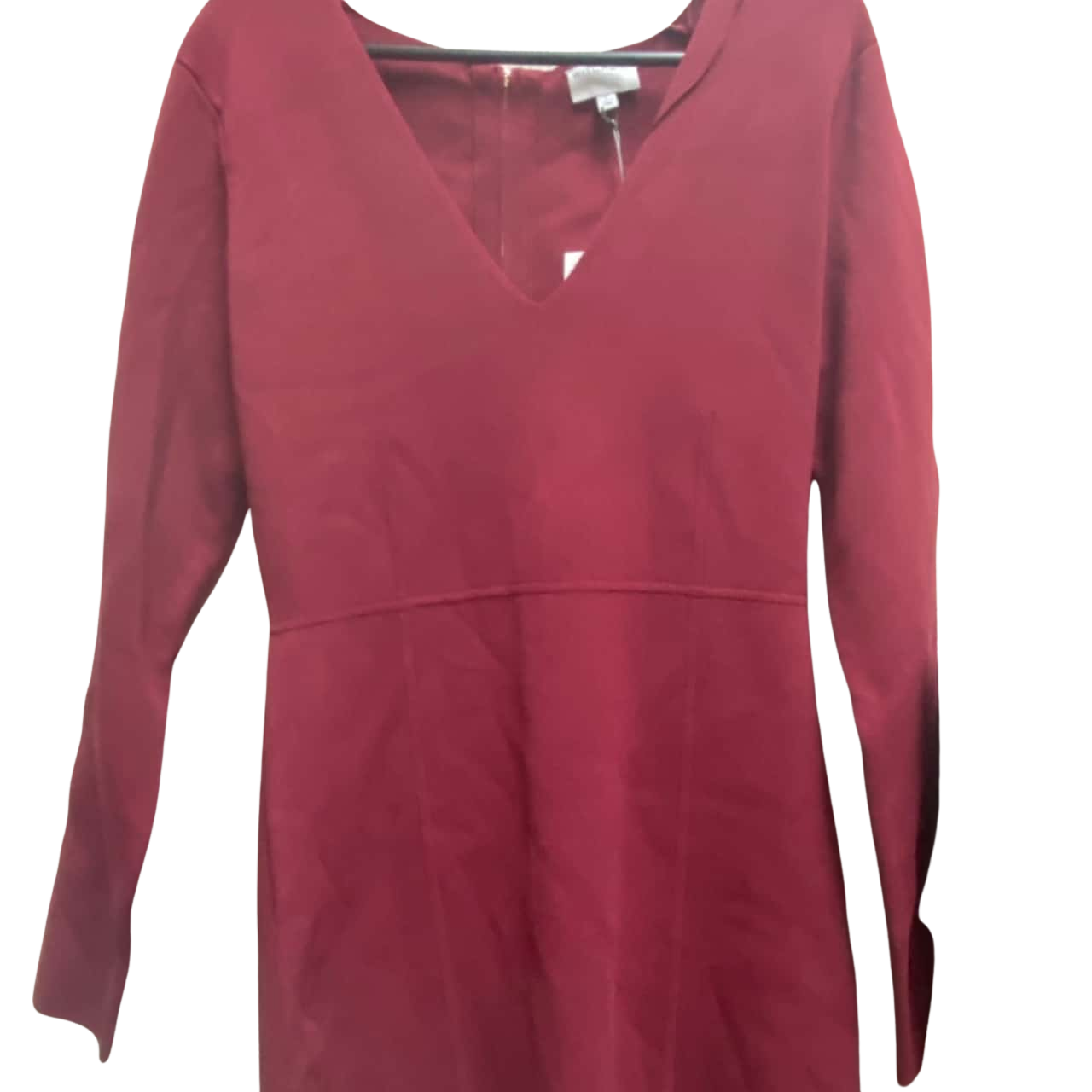 Witchery Womens Size 14 Casual Dress / Long Sleeve Dress Maroon