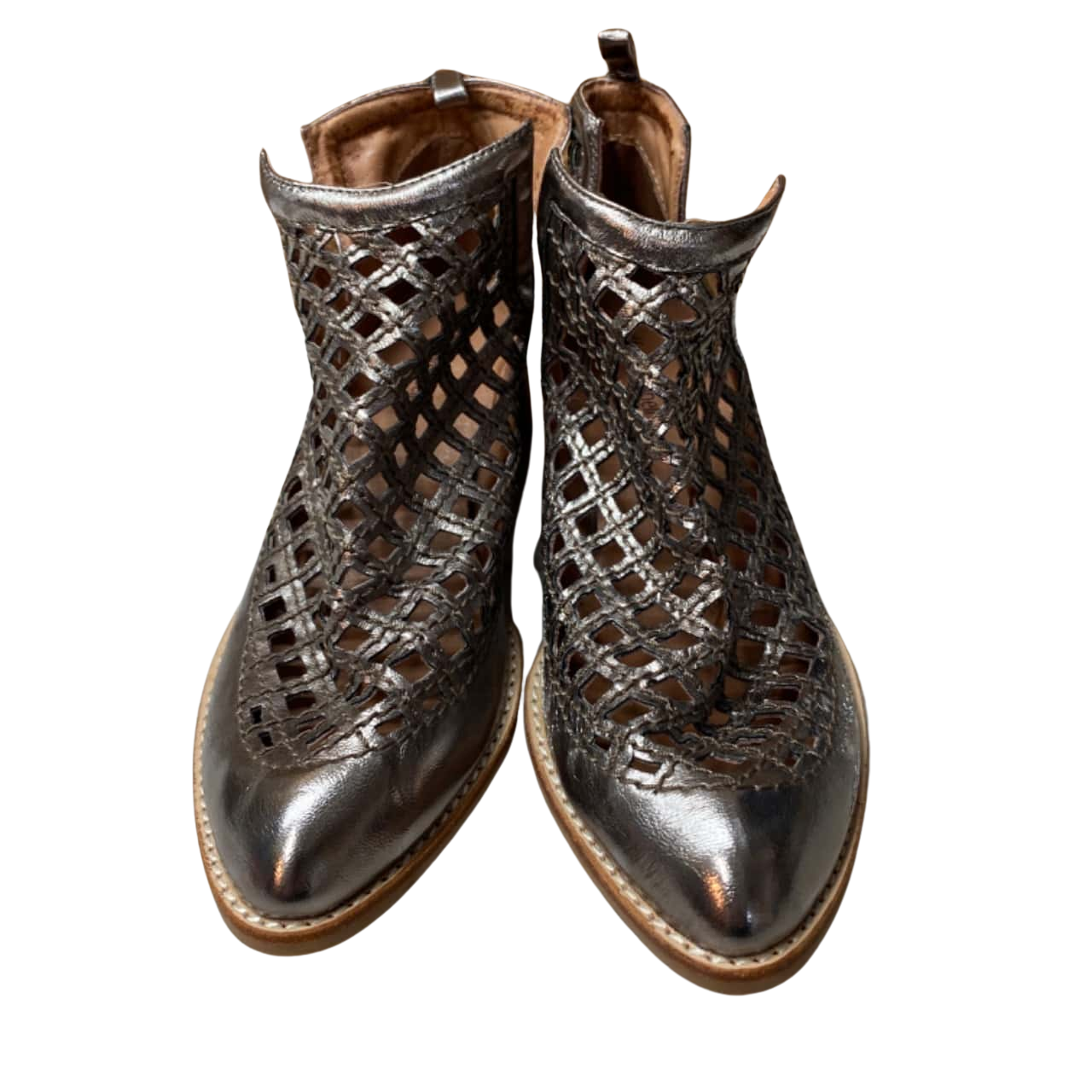 Jeffrey Campbell Womens Size 8 Silver Leather Shoes(s)