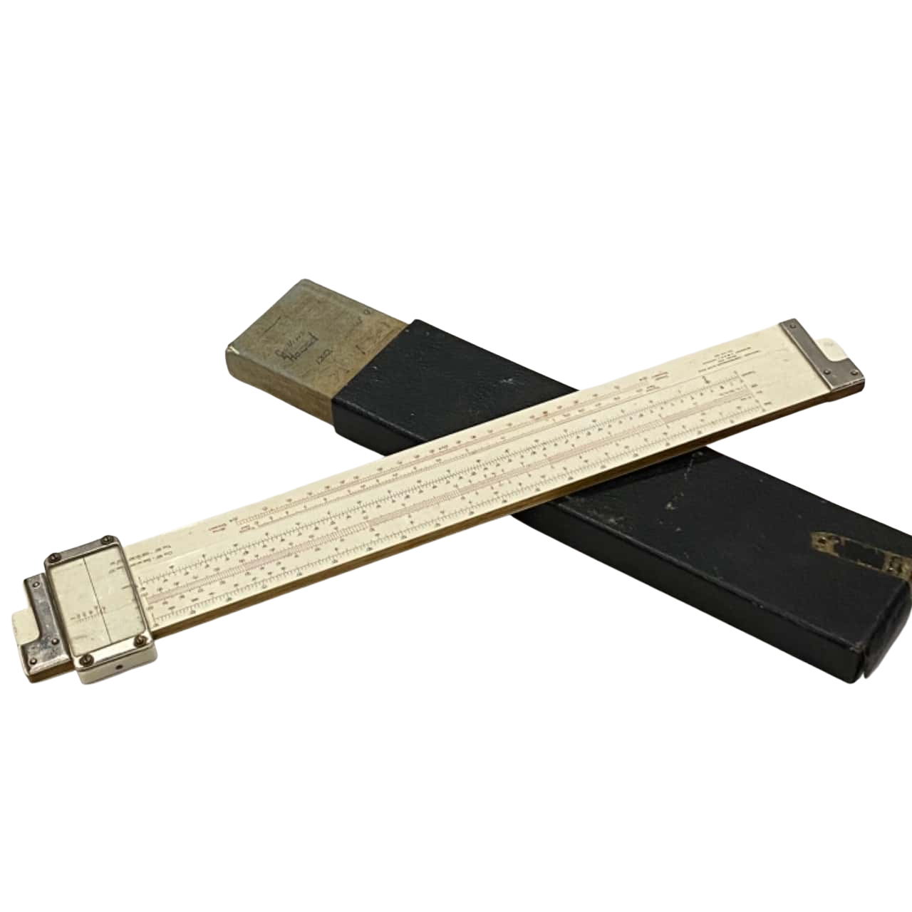 W&G DualFace Sliding Compressive Ruler with Case inc Circa 1940s ...