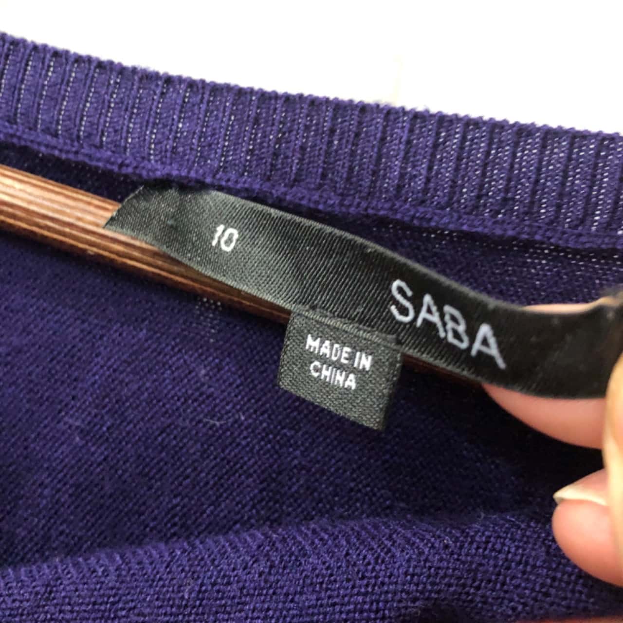 Saba Womens Size 10 Jumpers Purple