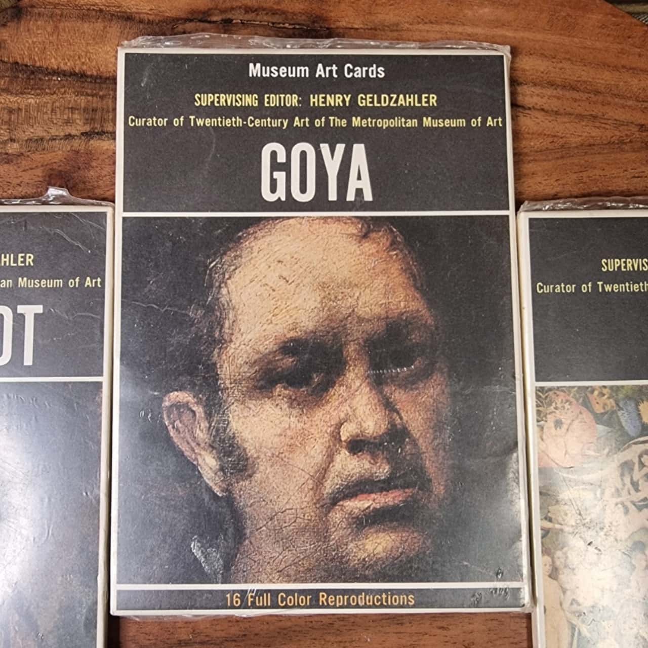 Collection Of 4 Packs Museum Art Cards - Goya - Bosch - Medieval ...