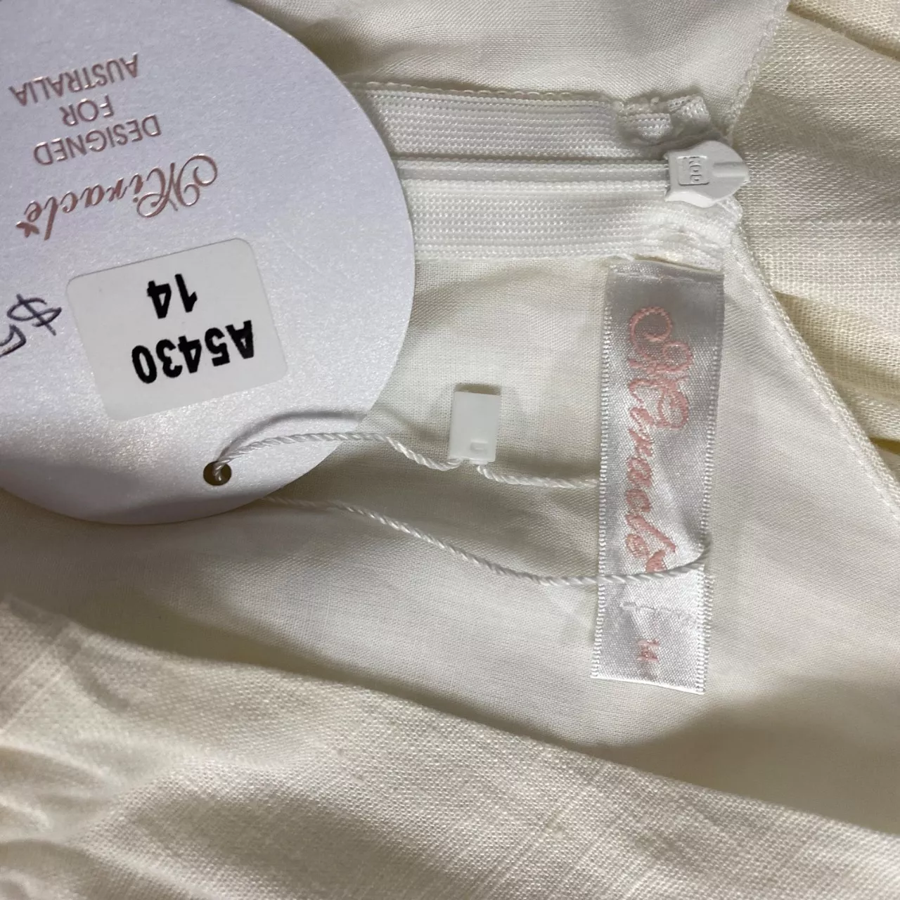 Miracle Womens Size 14 Sleveless Linen Playsuit Off White - New With ...