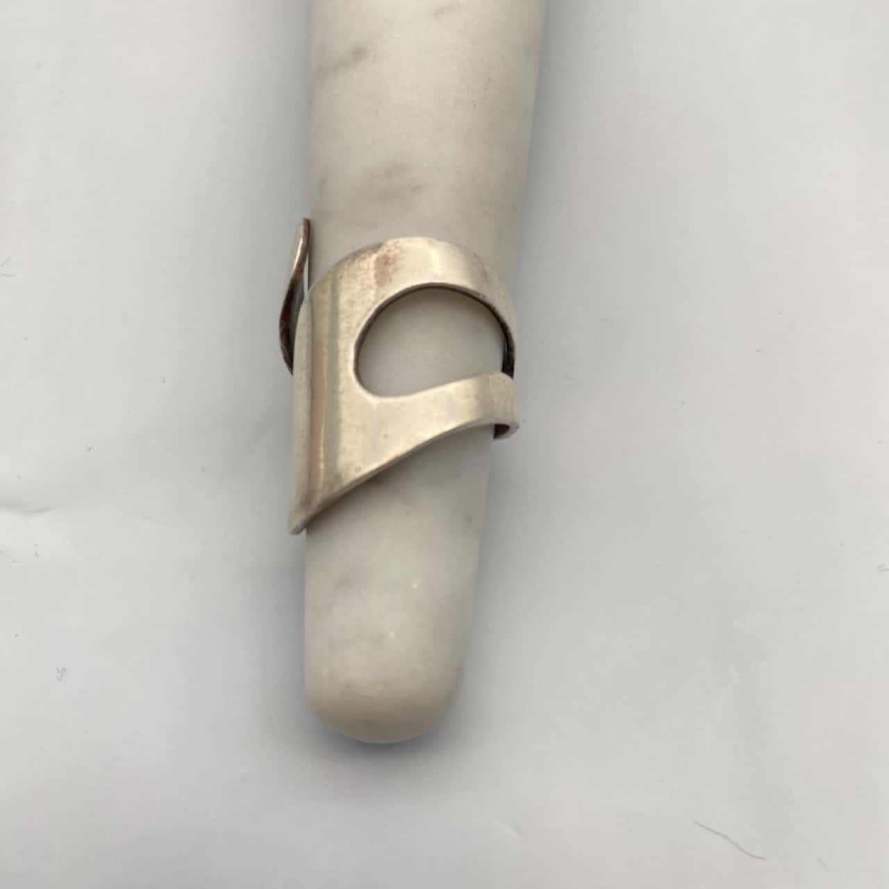 Two Sterling Silver Fashion Rings