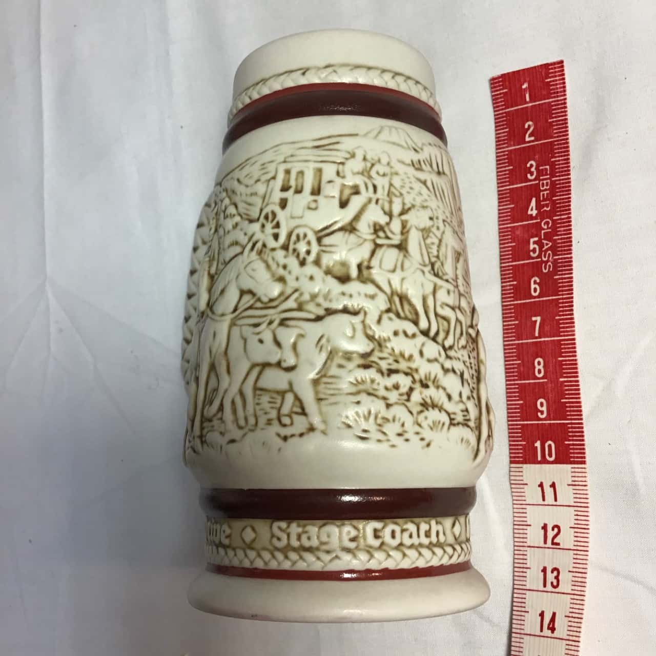 Vintage Avon Mini 1983 Ceramic Beer Stein Mug Hand Made In Brazil