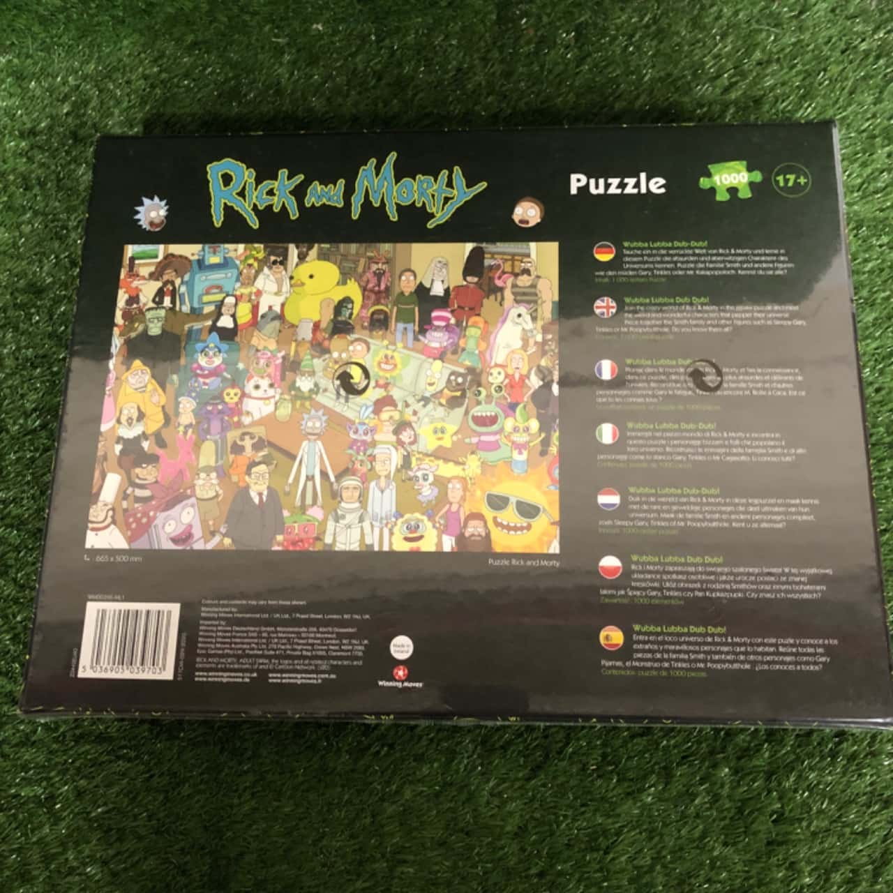 Rick and Morty - Total Rickall 1000 Piece Jigsaw Puzzle (New)(s)