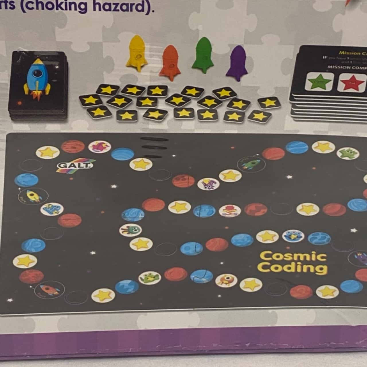 BRAND NEW COSMIC CODING SPACE THEMED BOARD GAME FOR KIDS Educational Gift Idea Maths Counting ...