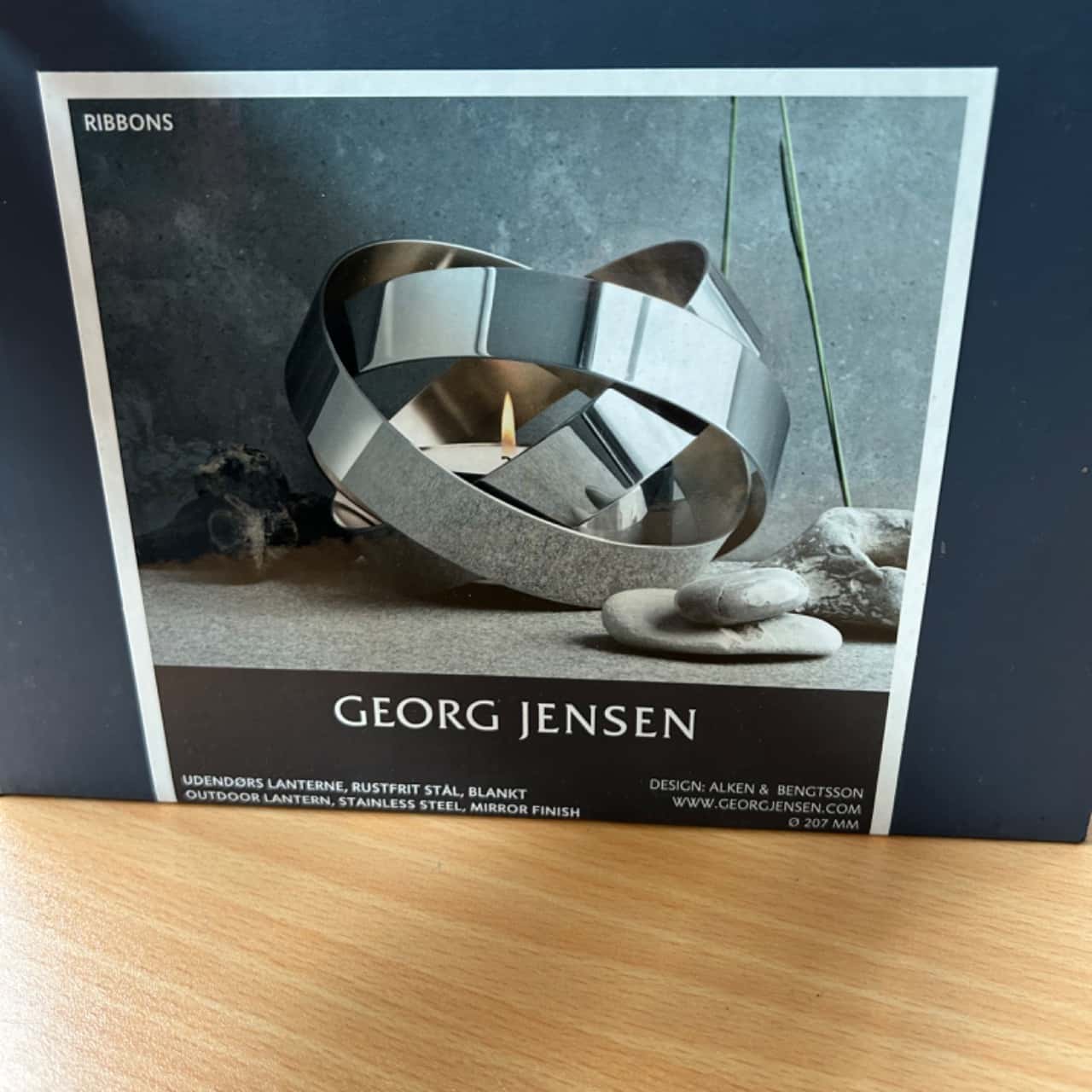 Georg Jenson outdoor lantern stainless steel (s)