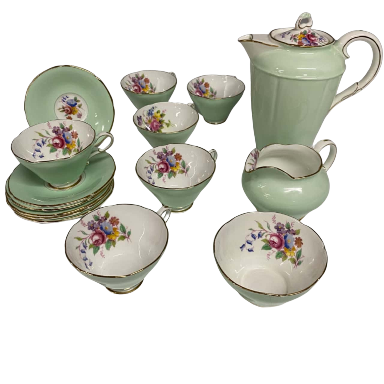 Vintage 15 Piece ‘Paragon’ Fine Bone China Coffee Set(s)