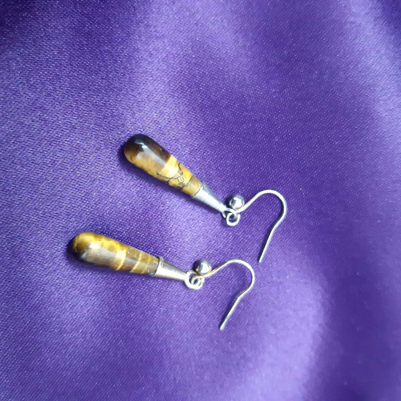 Tigers Eye Earrings