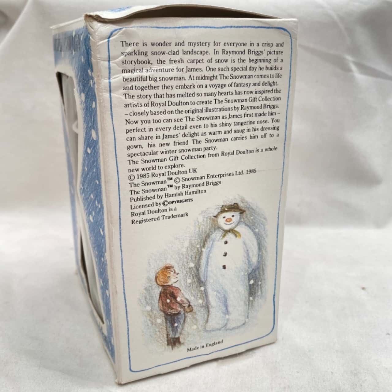 In Box Royal Doulton The Snowman by Raymond Briggs Ceramic Egg Cup ...