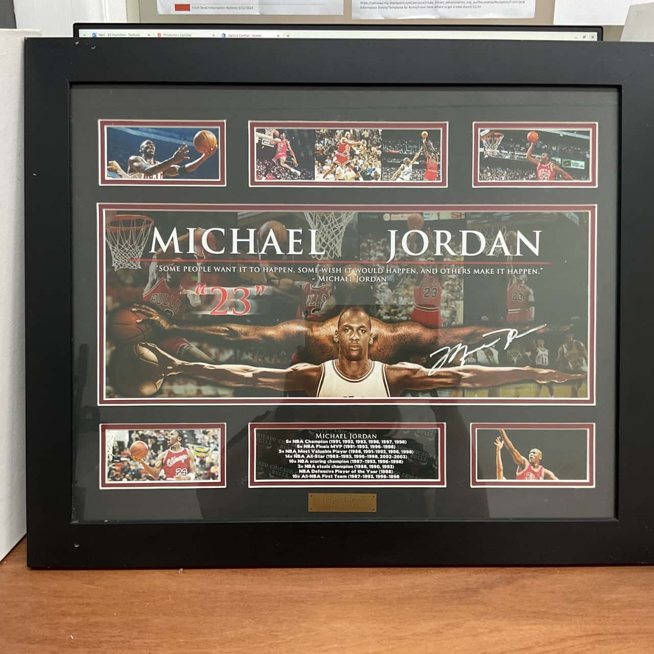 Michael Jordan Limited Edition Signed Memorabilia Photo Frame(s)