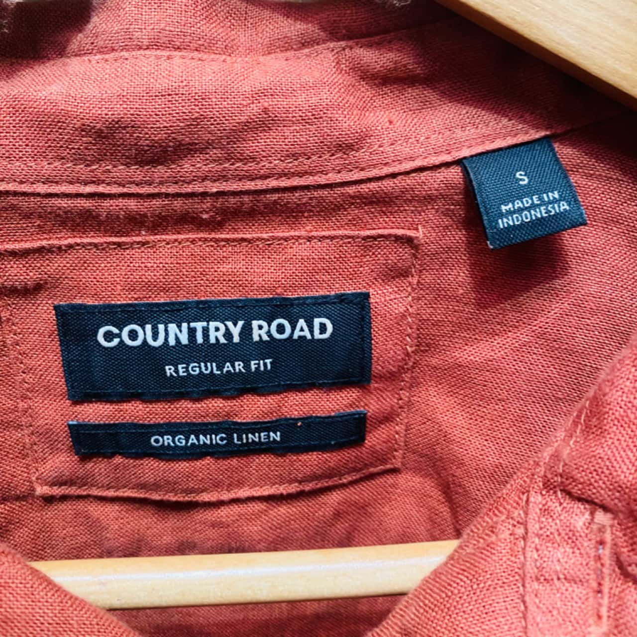 COUNTRY ROAD Linen Long Sleeve Size S (s)