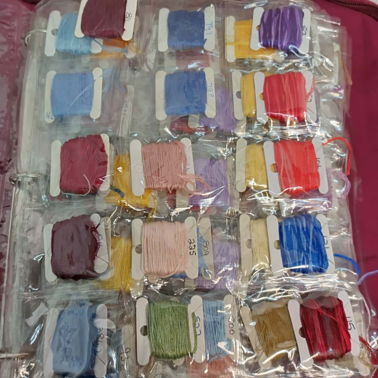 2x Thread Cases With 106 Cards of DMC Thread (s)