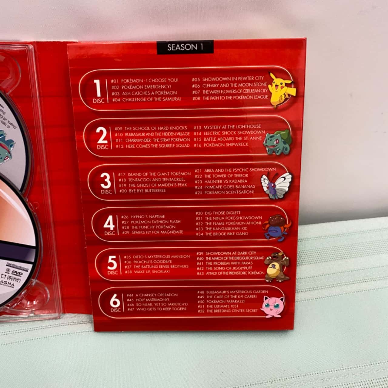 Pokémon Season 1 (6 disc set)(s)