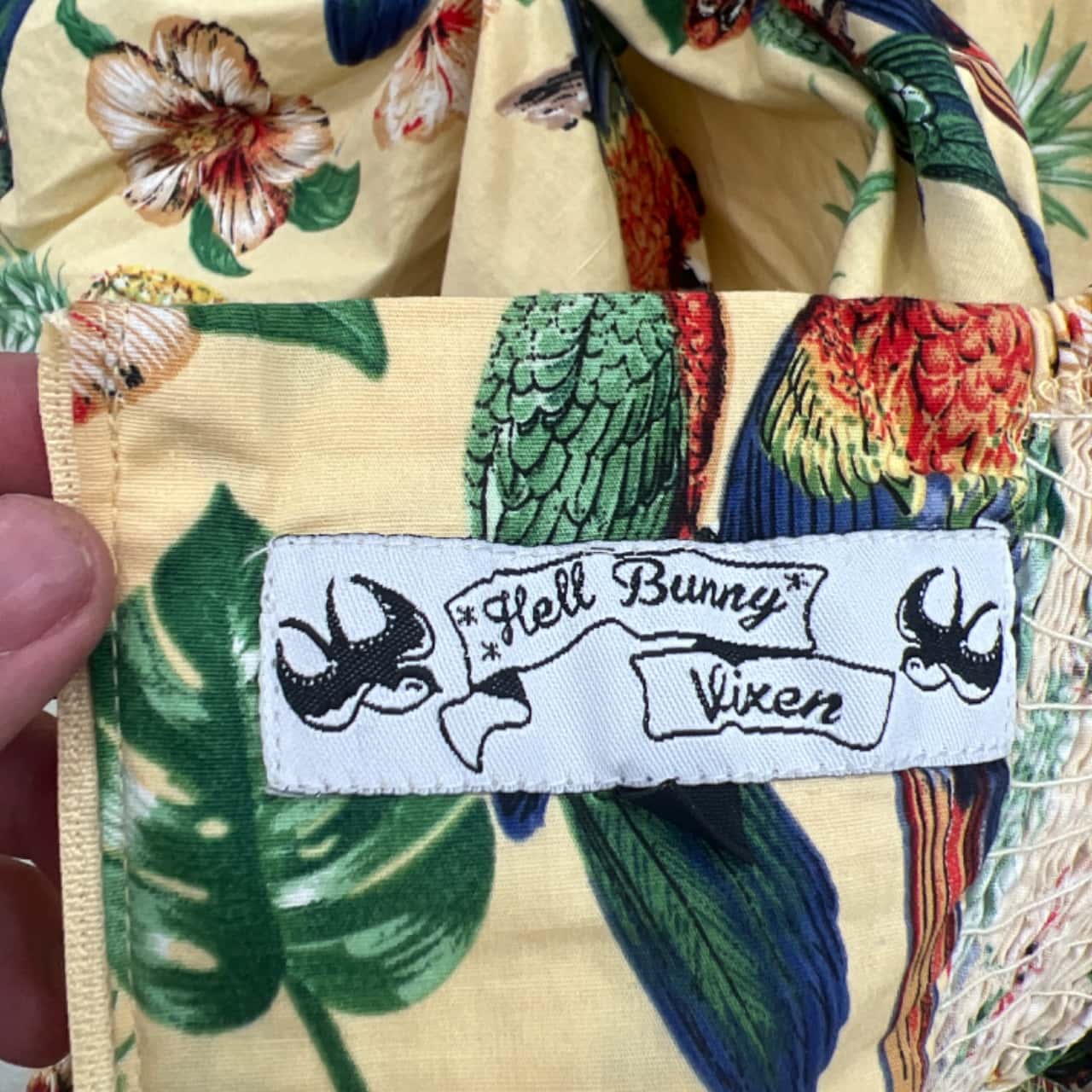 Hell Bunny Vixen Womens Size S Yellow Floral Dress (s) - Used Good ...
