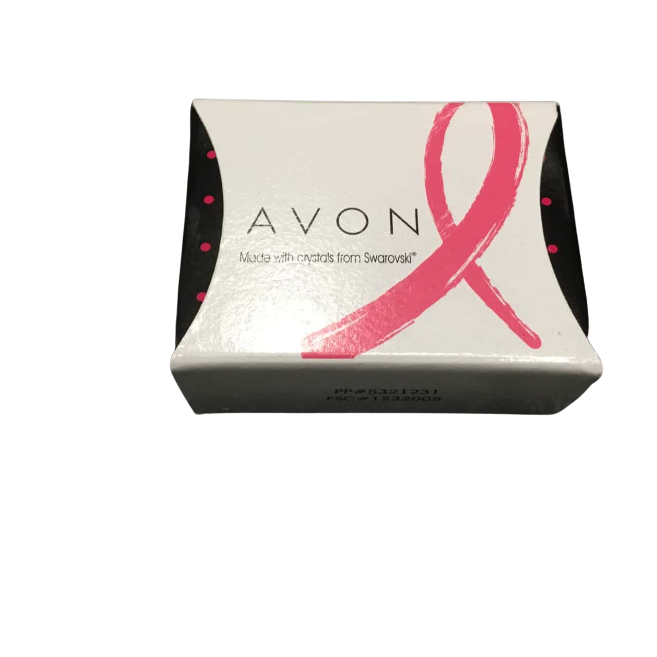 Avon Ribbon Pin Made With Swarovski Crystals (s)