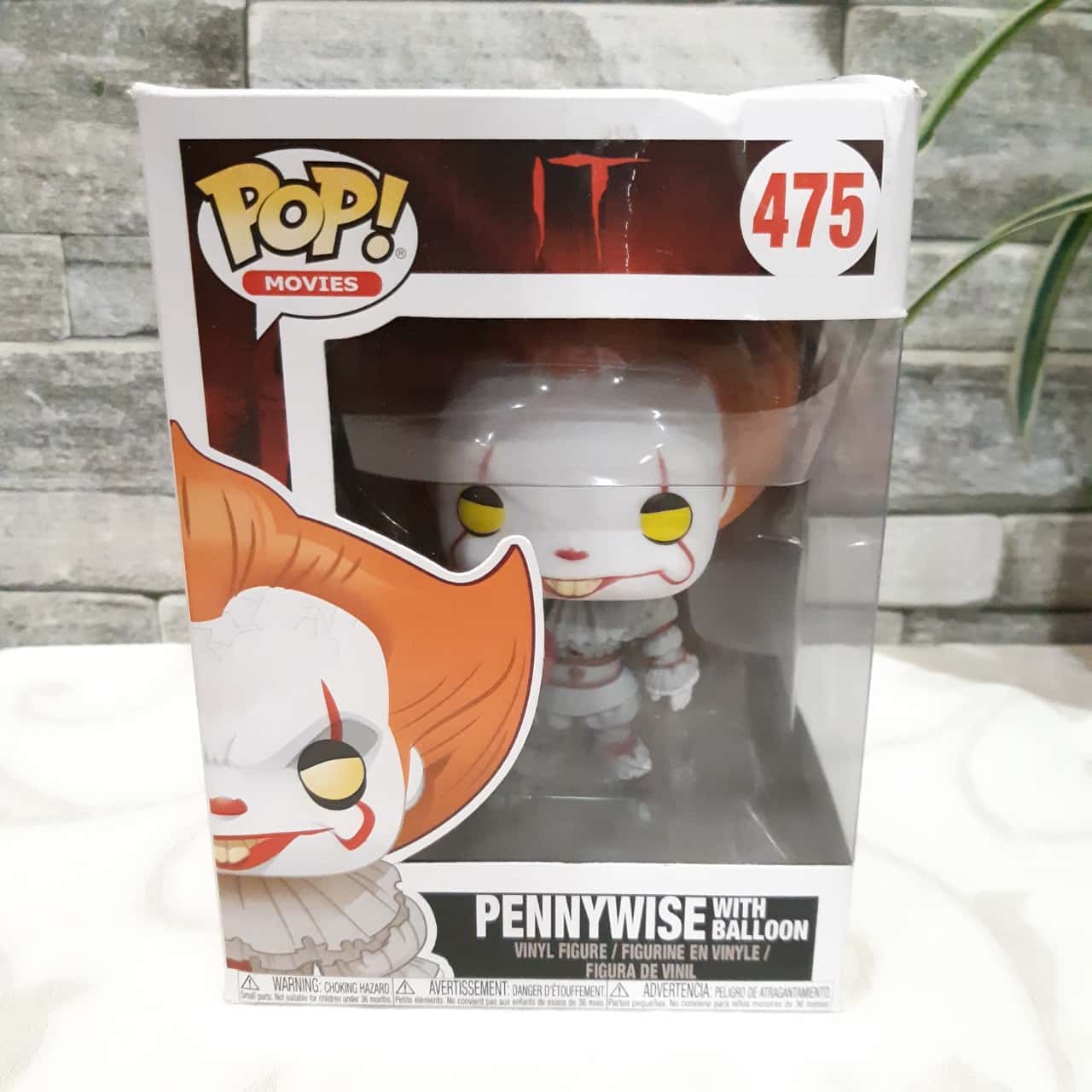 Pop ! Movies IT Pennywise With Ballon Vinyl Figurine 475