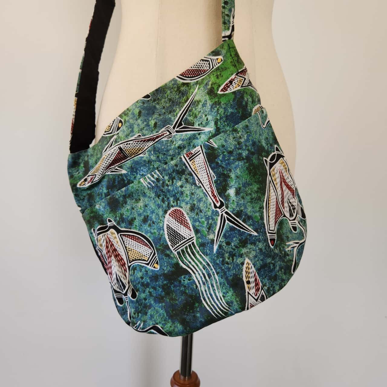 Ausdesigns Darwin NT Aboriginal Artists Tote Freshwater Print Bag(s)