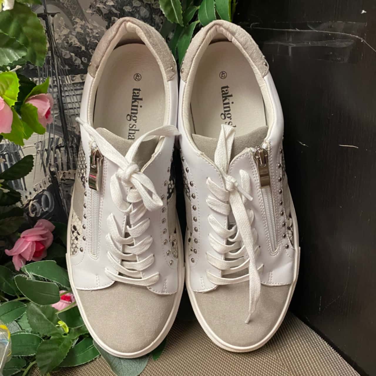 Womens Sneakers Taking Shape Size 42 White(s)