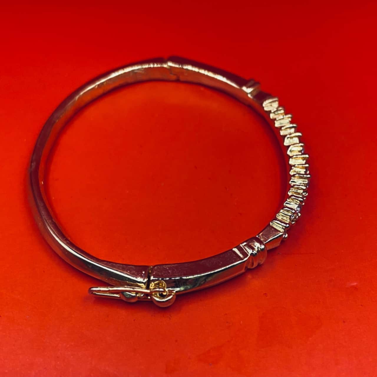 Andrew Fezza Australian Crystal Womens Bracelets / Earrings Set Gold Plated