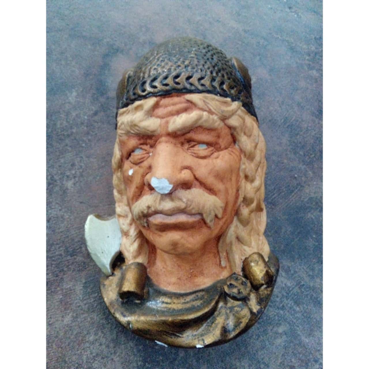 Chalkware Viking Head - Bosson's?(s)