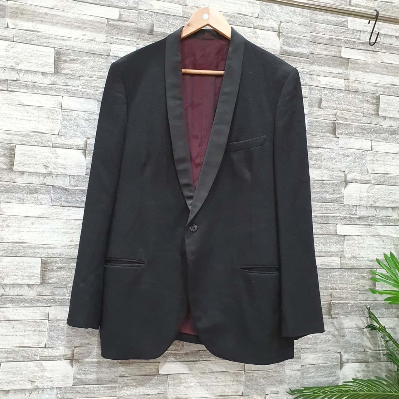 David Jones Mens Size M Blazer Black