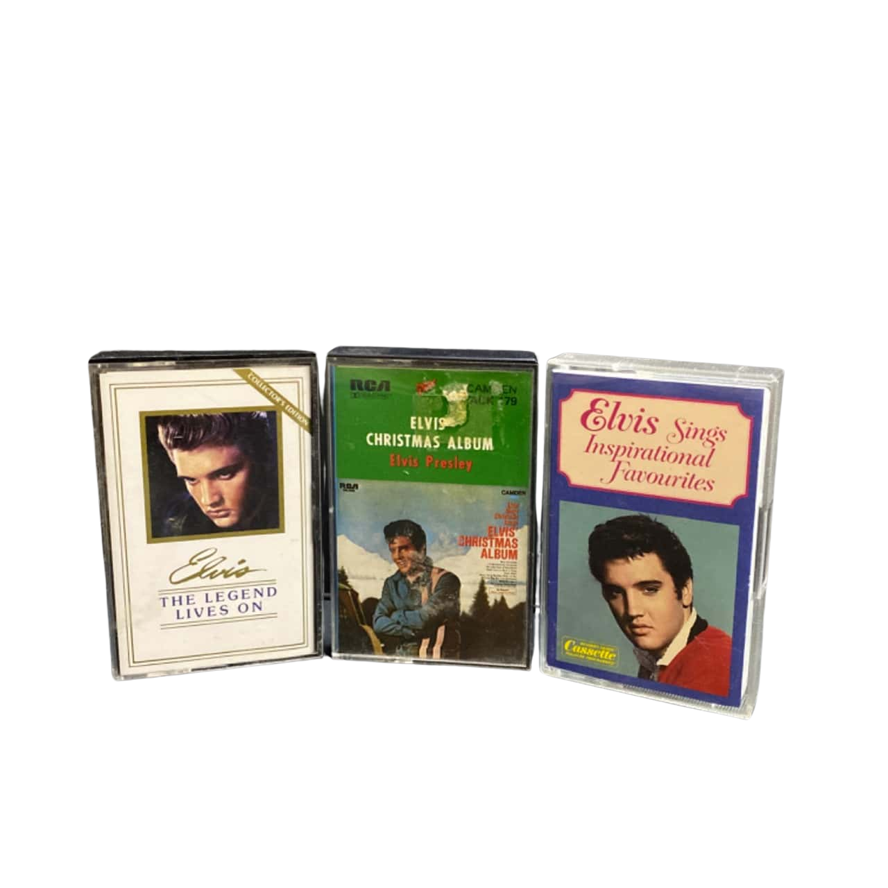 3 x Elvis Cassettes - Inspirational Favourites, The Legend Lives On ...