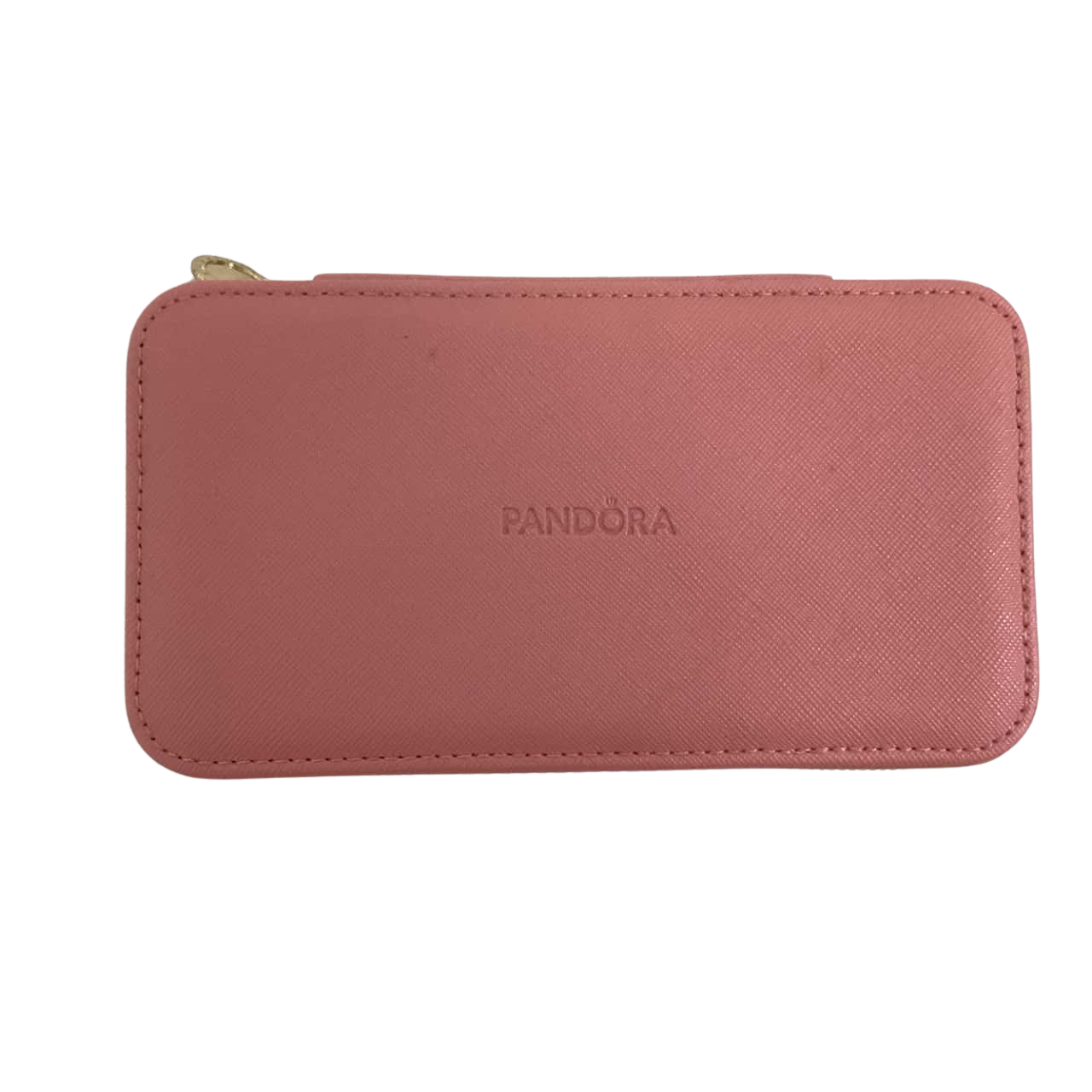 Pandora pink jewellery box | zip open with compartments | travel(s)
