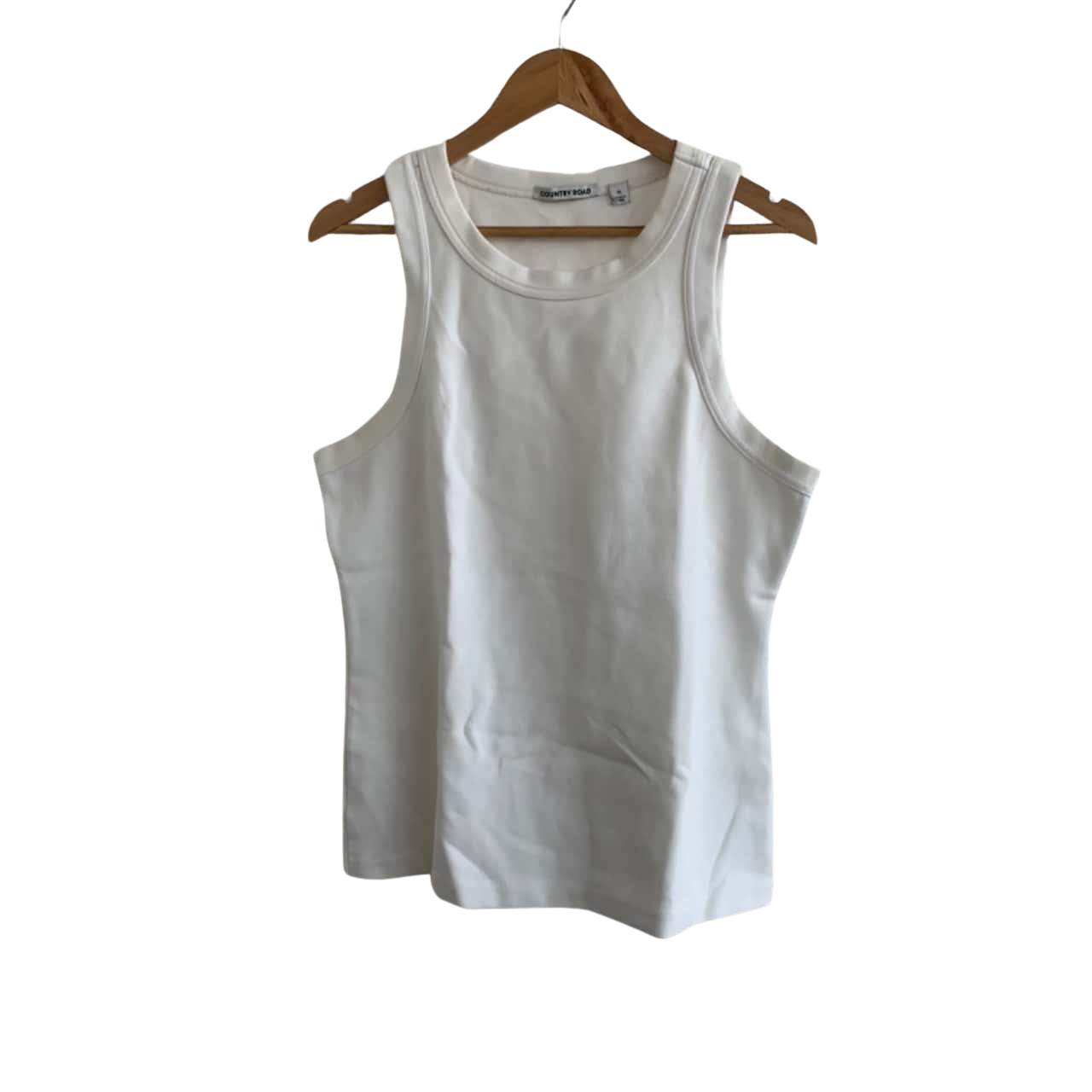 Country Road XL White Singlet