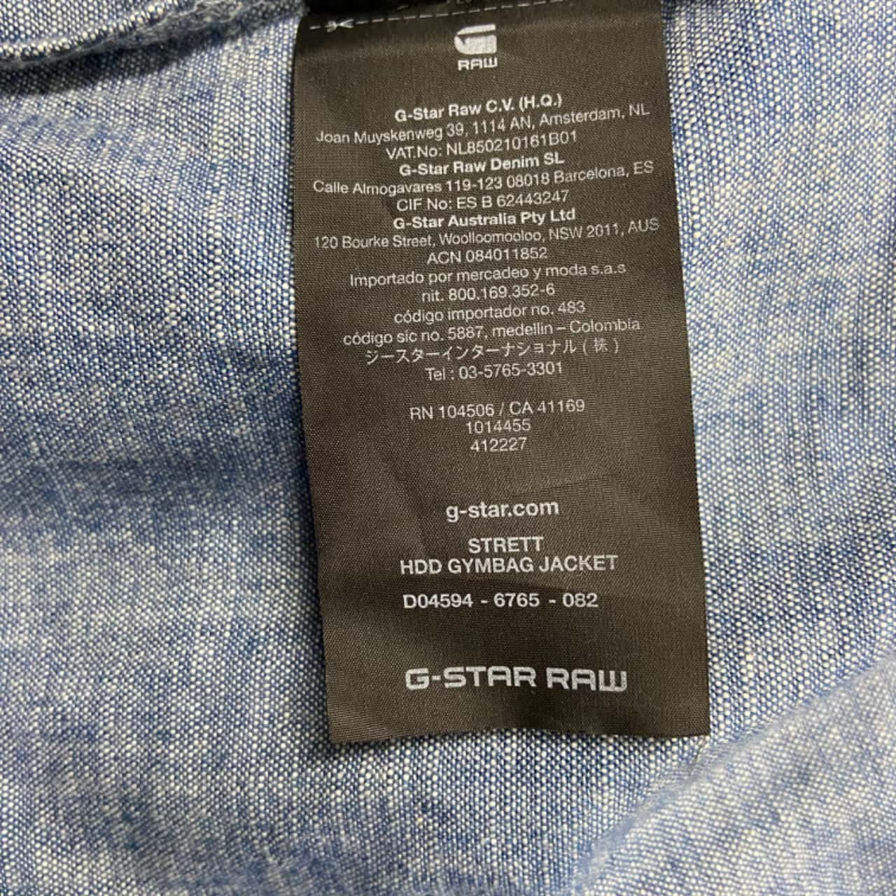 G-Star Raw Jacket, Size XXL